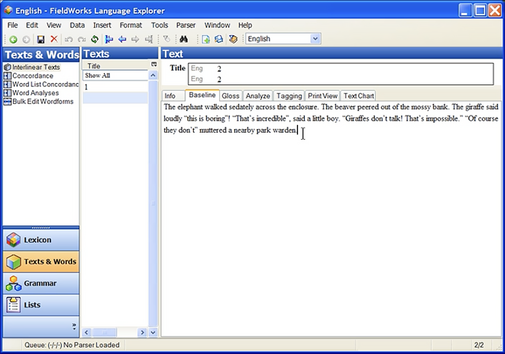 Linguistic analysis tools – Berm Lee 이범